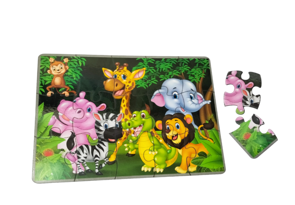 Wooden Jigsaw puzzle Mini Jungle Theme A4 size - Fingo Brain