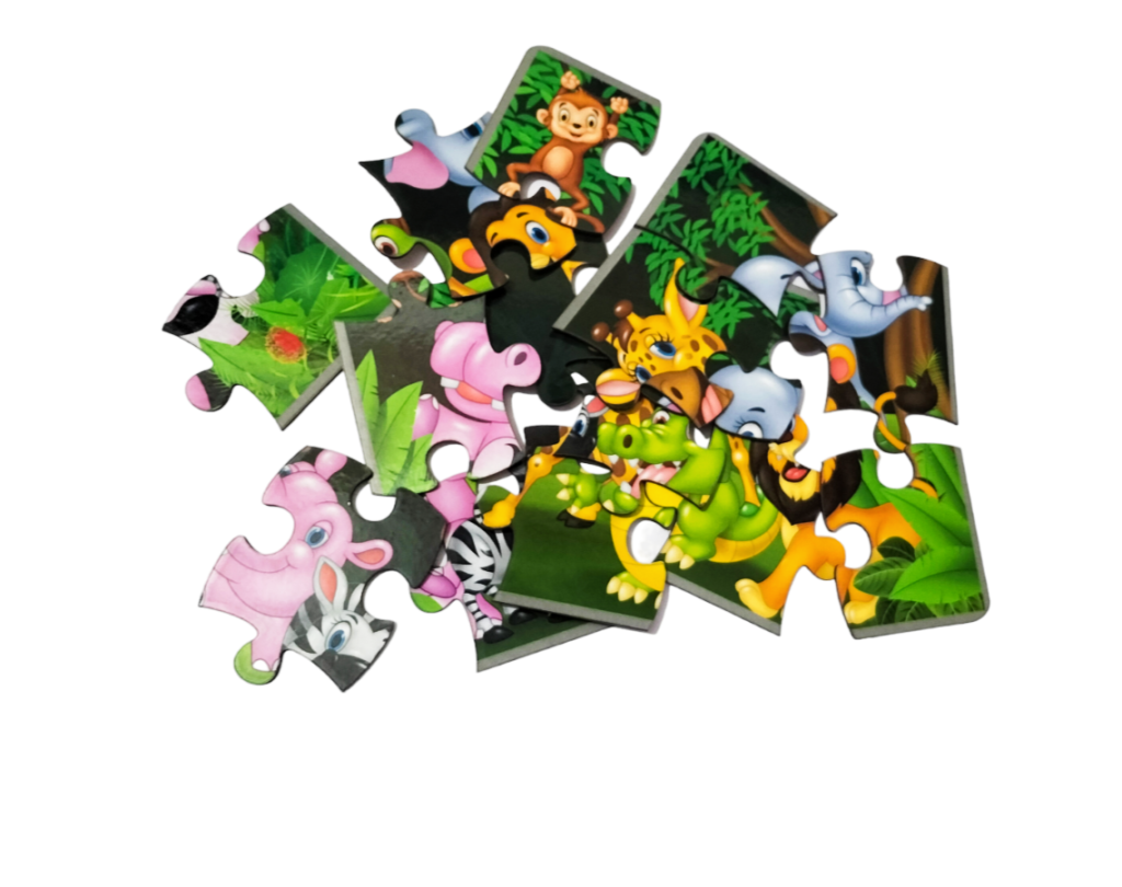 Wooden Jigsaw puzzle Mini Jungle Theme A4 size - Fingo Brain