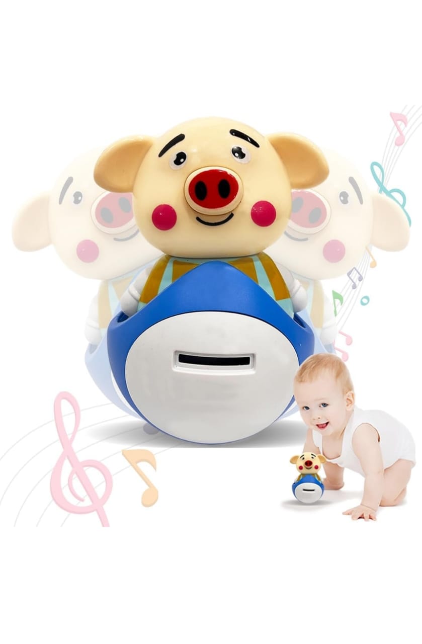 Fingo Brain Roly Poly Money/Piggy Bank Musical Toys for Kids with Light ...
